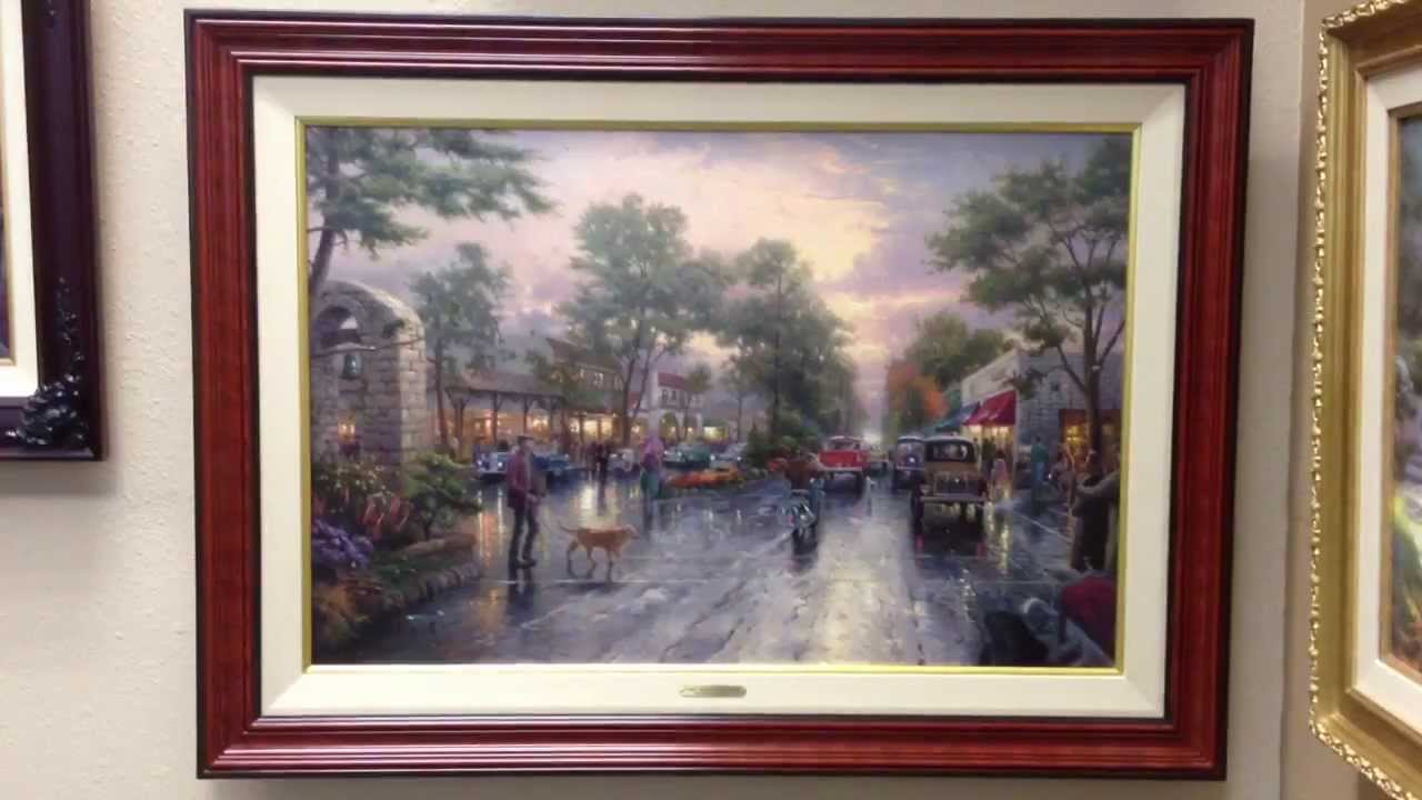 Thomas Kinkade Painting Carmel Sunset on Ocean Ave Thomas Kincade For ...