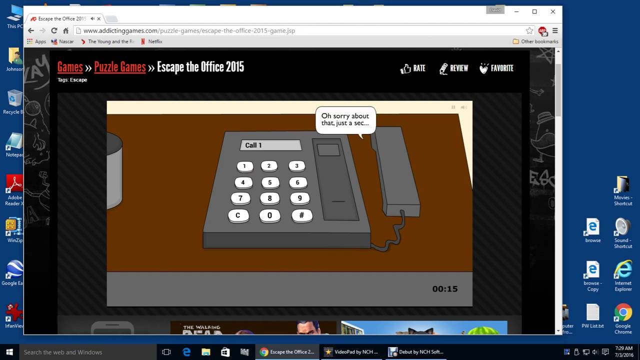 Escape the office in 23 seconds - YouTube