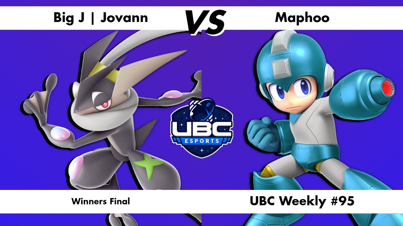 UBC Weekly #95 - Winners Final - Big J | Jovann (Greninja) Vs. Maphoo (Mega Man) - SSBU - YouTube