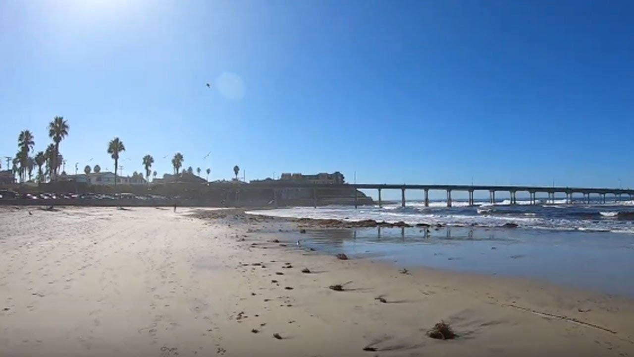 Ocean Beach - San Diego, California, USA, Walk, Travel Guide Tour HD ...