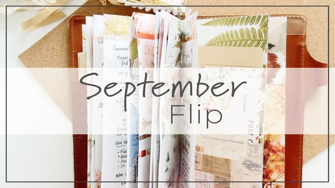September Flip | Cocoa Daisy Standard Size TN - YouTube