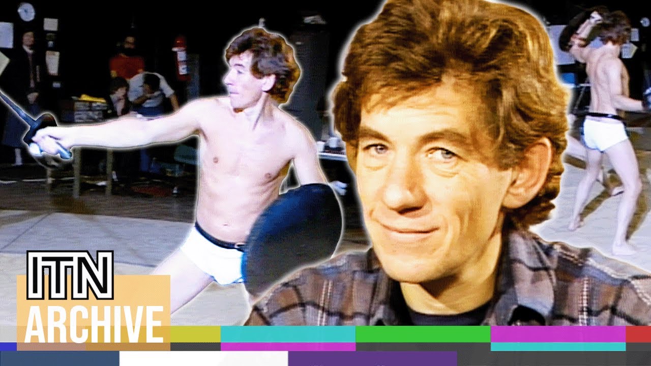 Ian McKellen Previously Unseen Interview | Behind the Scenes Combat ...