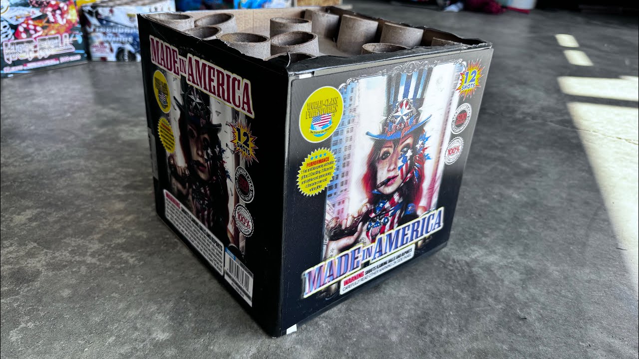Made in America 500 Gram firework cake World Class Fireworks - YouTube