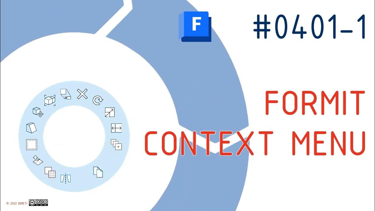 #BIMTraining #FormitTraining #Formit #0401_1 CONTEXT MENU - YouTube