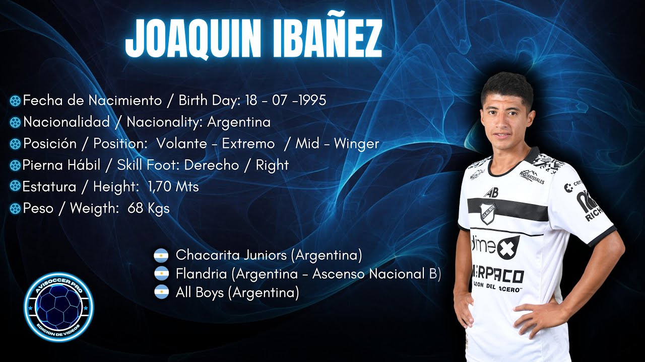 Joaquin Ibañez #10 // Volante - Extremo / Mid - Winger // All Boys 2023 ...