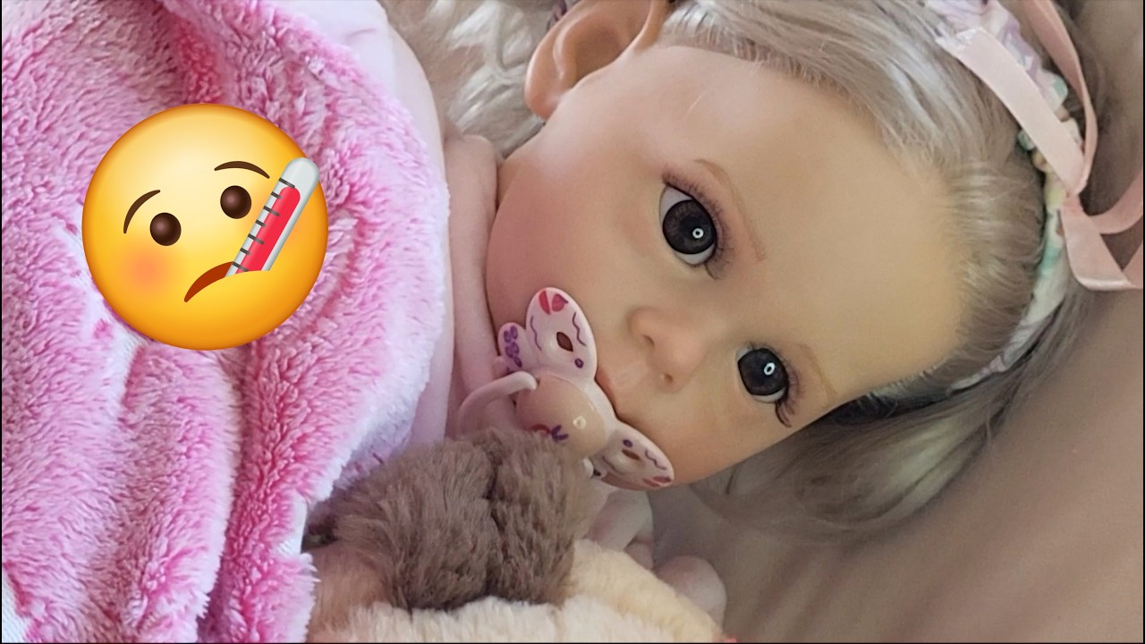Reborn Toddler Baby Doll Morning Routine Sick Day - YouTube