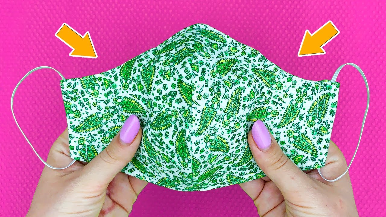 Very Easy New Style Pattern Mask - Face Mask Sewing Tutorial - Make ...
