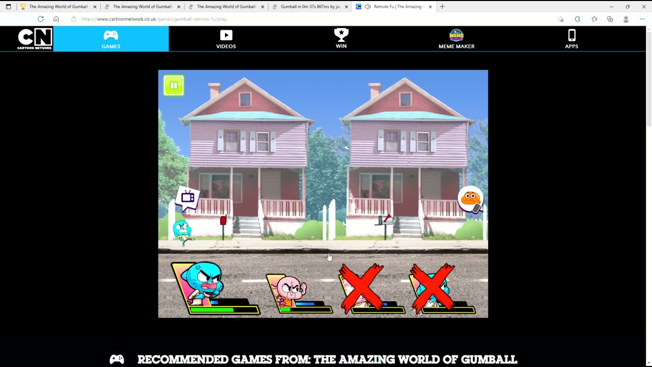 Remote Fu Gumball - YouTube