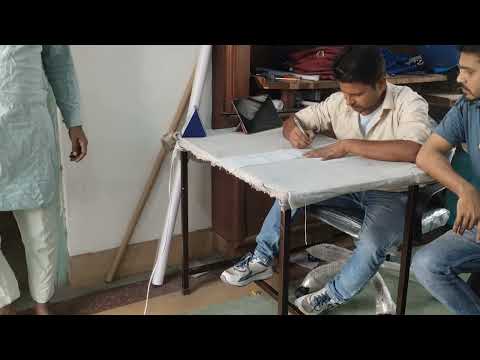 Hand work tirec dijaan patti 4 ench