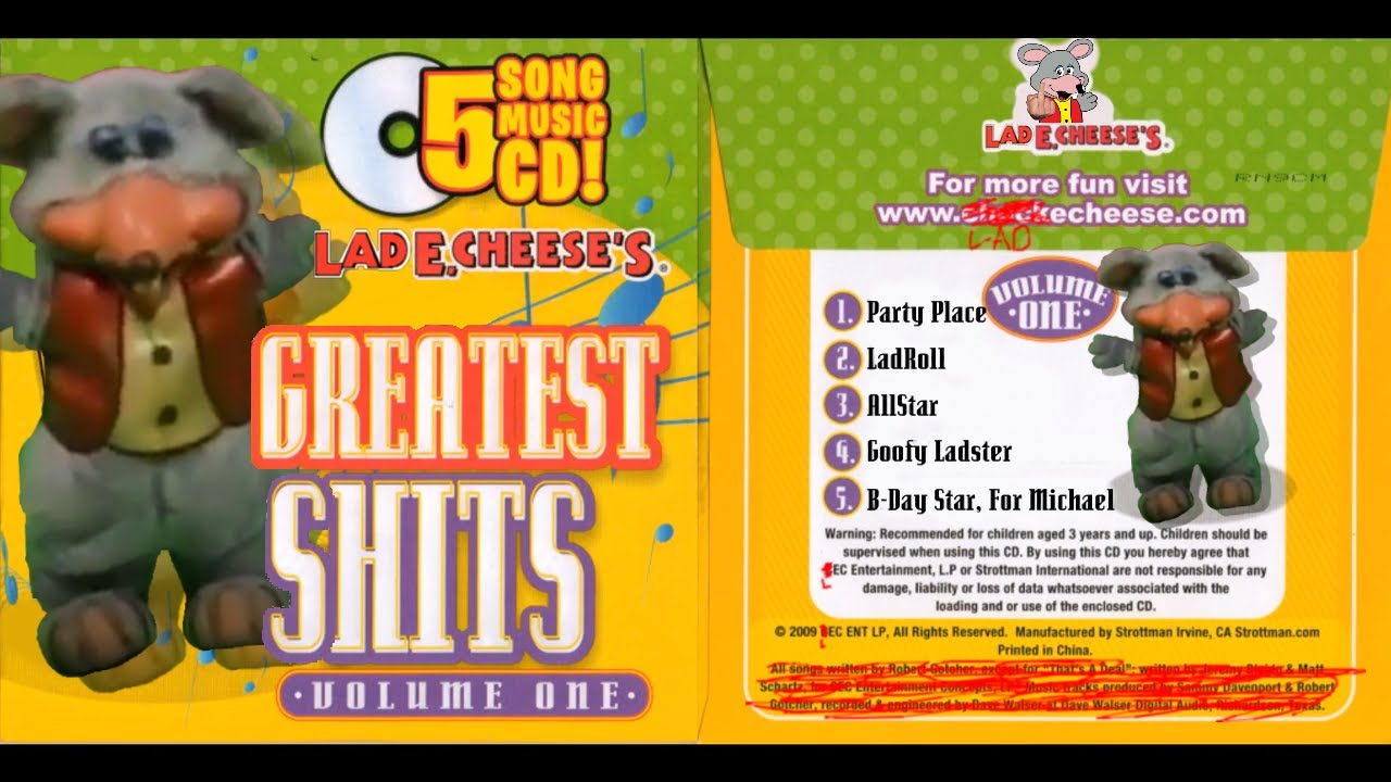 (HD) Lad E. Cheese's Greatest Hits, Song Compilation (Volume 1) - YouTube