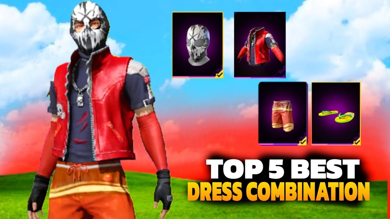 Top 5 No Top Up 😍 Dress Combination LIKE M1NX | TOP 5 BRAZILIAN 😱 ...