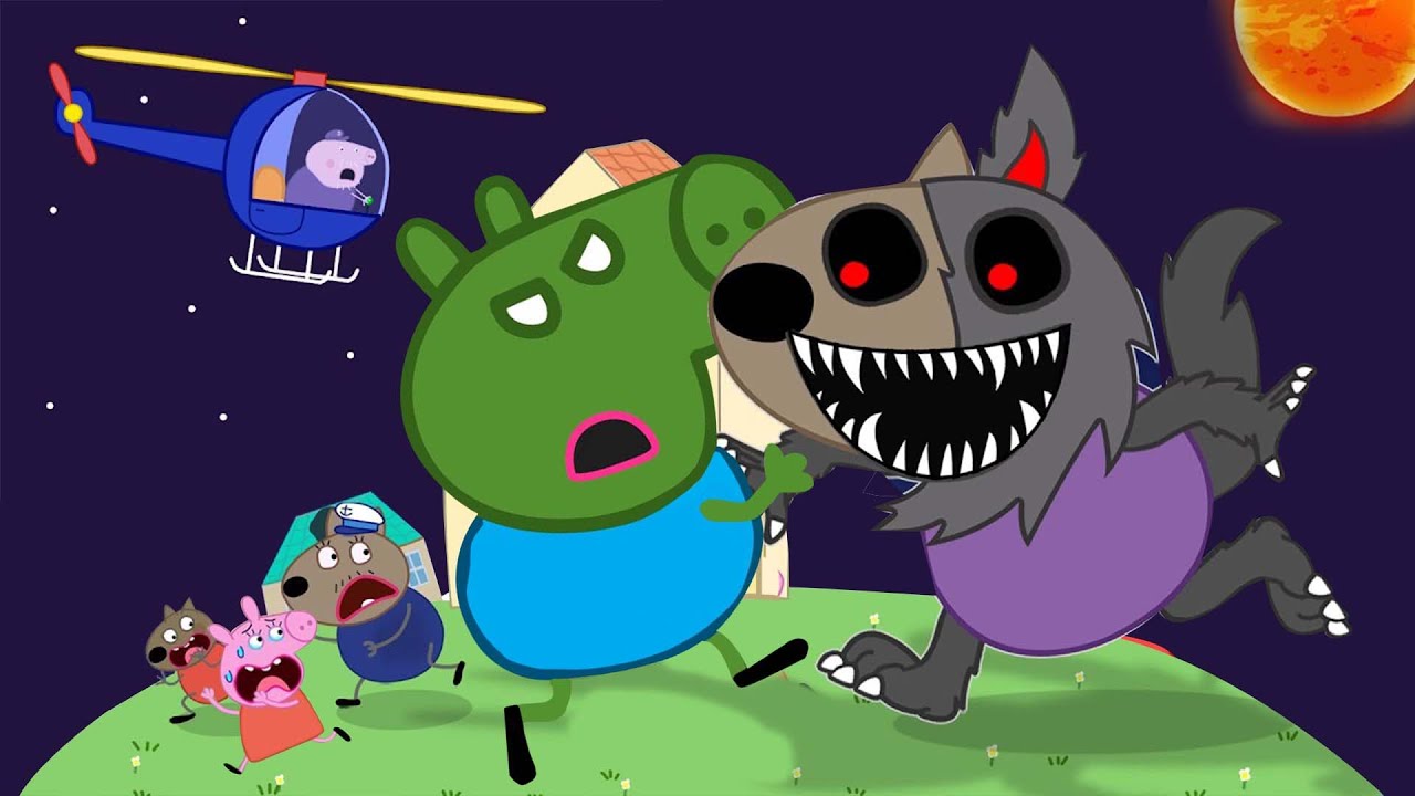 Peppa Pig Zombie And Werewolf War | Peppa Pig Funny Animation - YouTube