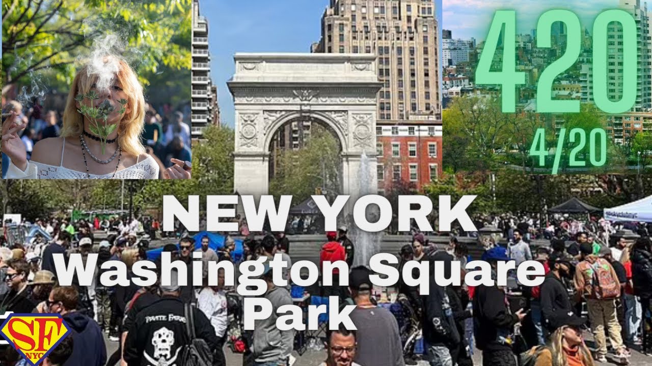 LIVE New York: 420 Celebrations at Washington Square Park - YouTube
