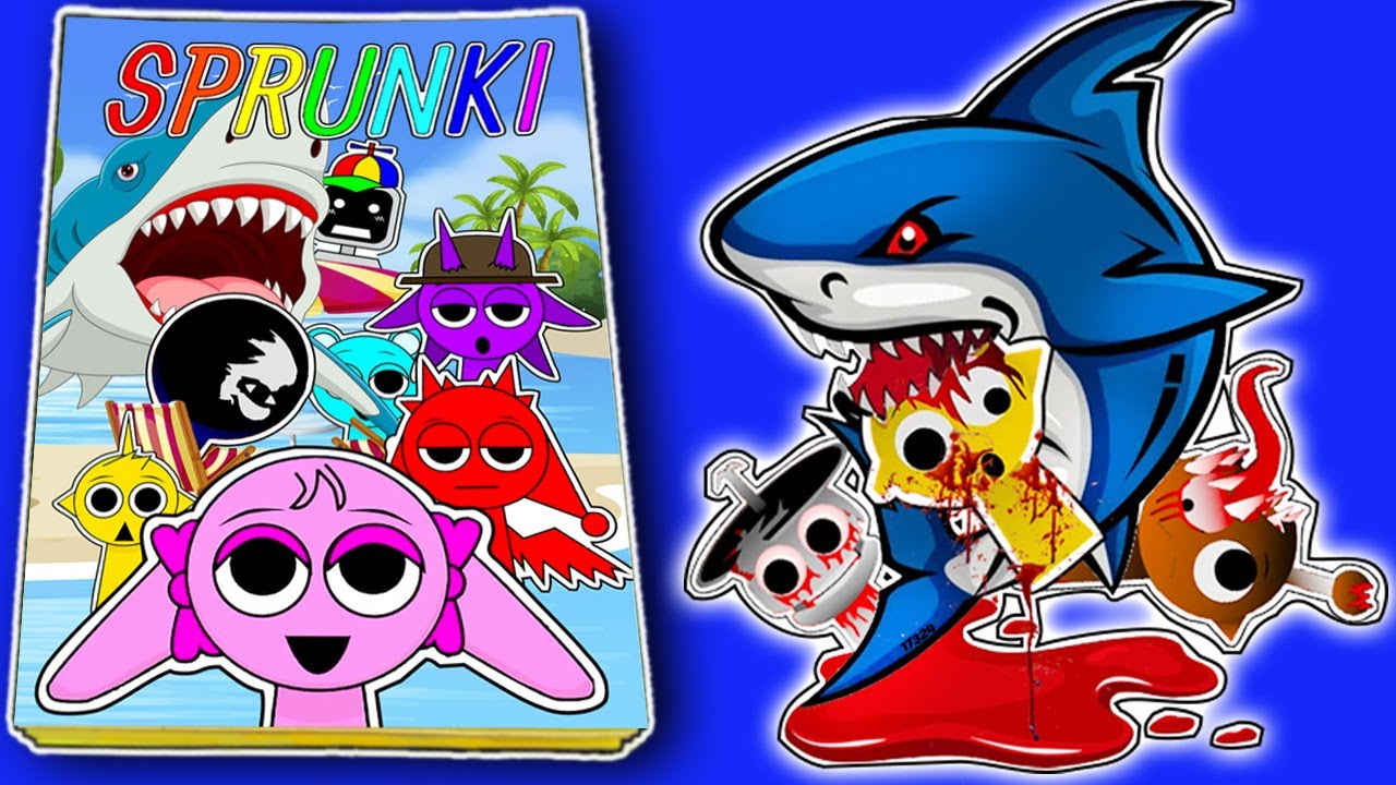 Making Incredibox SPRUNKI Game Book SHARK - YouTube