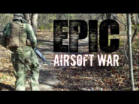 Airsoft WAR!!! Epic! Center Mass Airsoft, Kansas City - YouTube