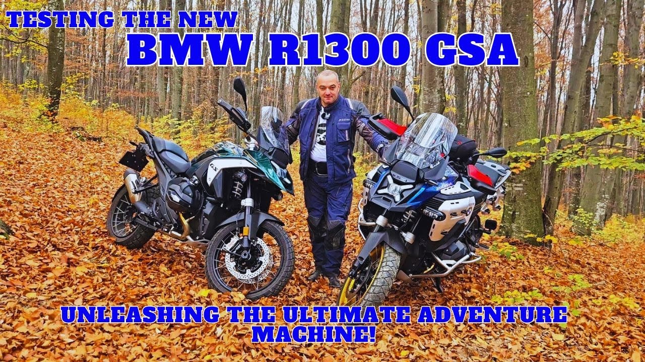 Testing the New BMW R 1300 GS Adventure: Comparison with the Standard ...
