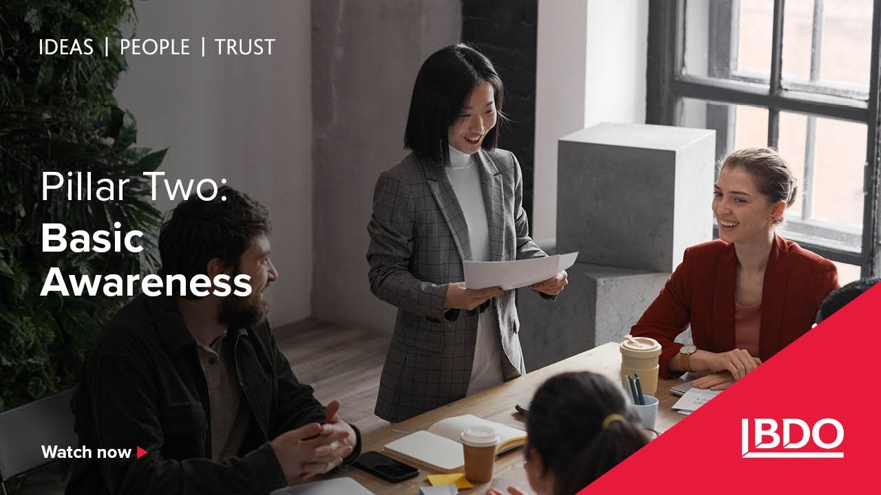 Part 1 Module 1: Pillar Two - Basic awareness - YouTube