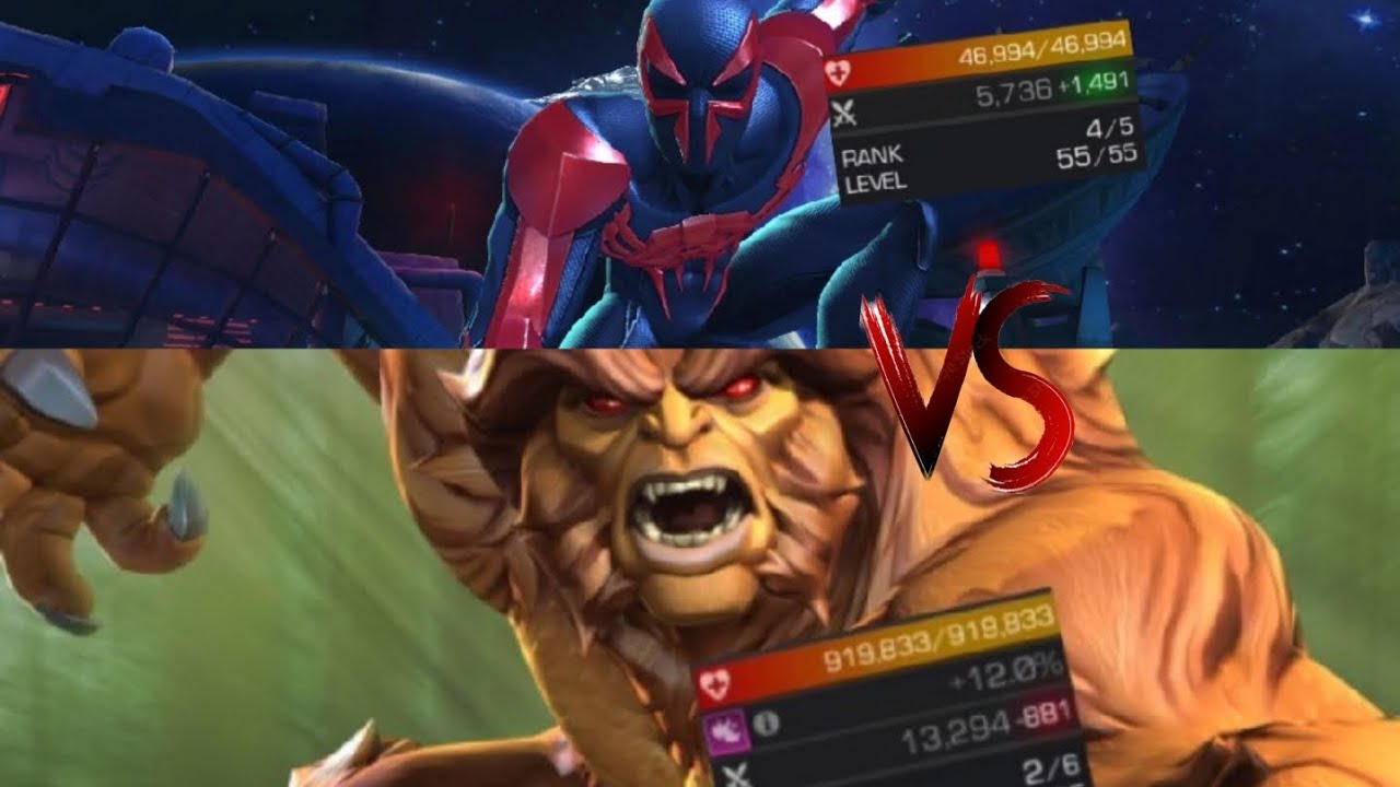 1 MILLION HP SASQUATCH BOSS SHREDDED | MCOC - YouTube