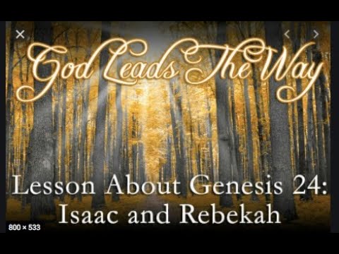 Here Comes the Bride! Genesis 24 - YouTube
