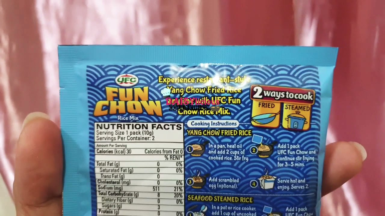 UFC Fun Chow Seafood flavor - YouTube