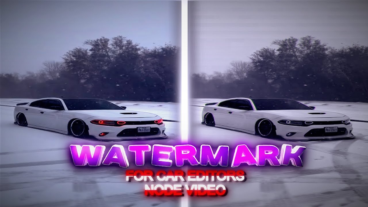 5+ Watermark For Car Editors (Part-1) • Node Video • ATREYOS - YouTube