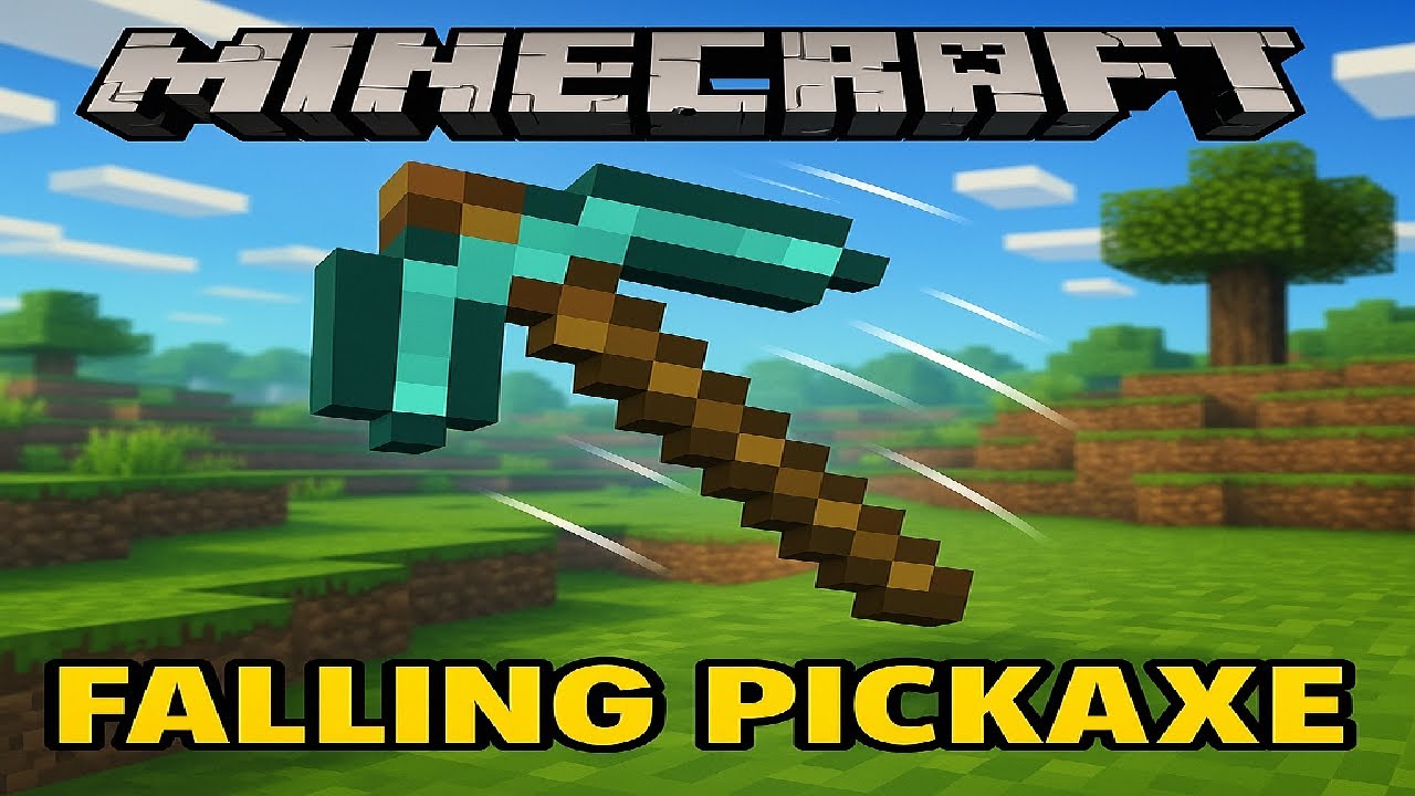 [MINECRAFT] FALLING PICKAXE #youtubegaming #livestreams #Minecraft # ...