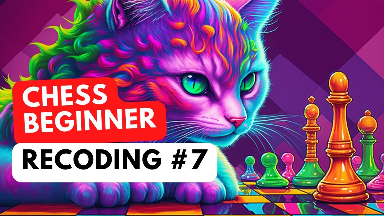 Chess Beginner: Record #7. I don't win the queen in every chess game ...