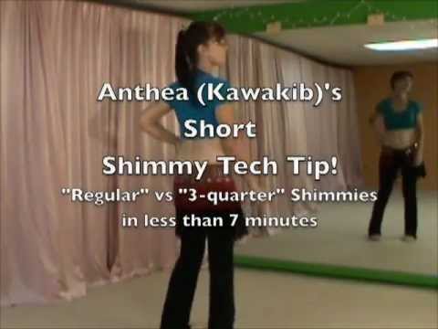 How to Shimmy - 3/4 and regular 4/4 shimmies - with Anthea Kawakib ...