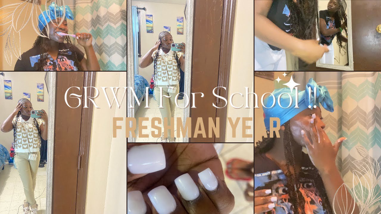 GRWM: First Day Of High School !!! (freshman year) - YouTube