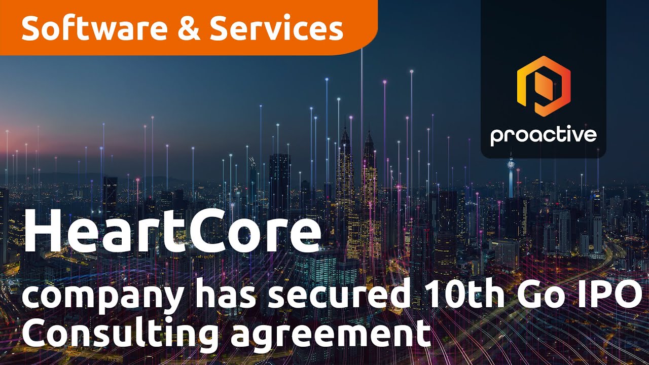 HeartCore announces company has secured 10th Go IPO Consulting agreement - YouTube