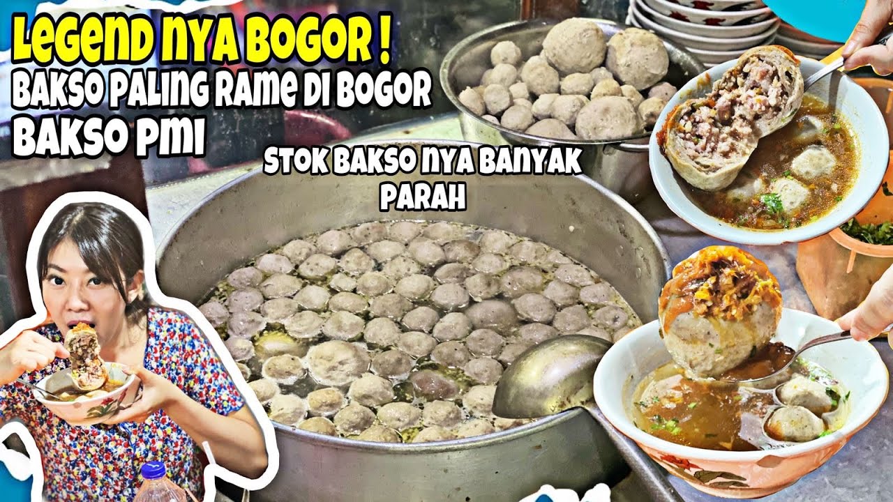 (LEGEND NYA BOGOR) | BAKSO PALING RAME DI BOGOR | BAKSO PMI - YouTube