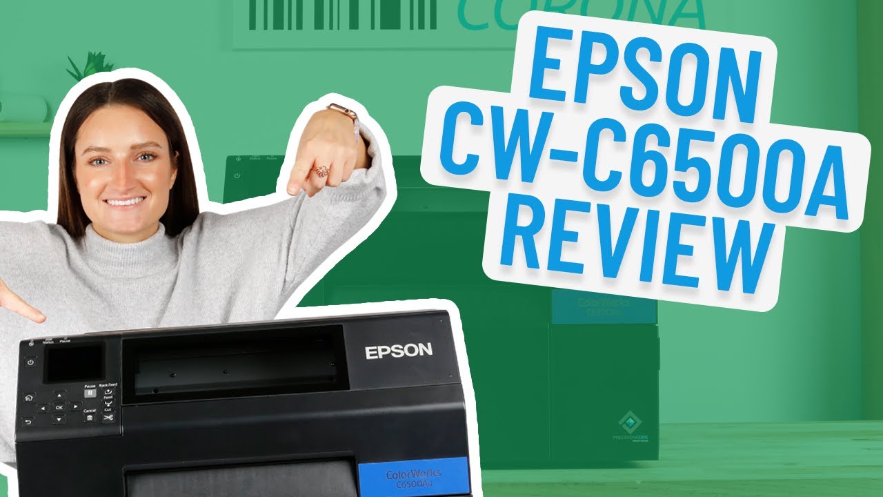 Review of the Epson ColorWorks C6500A | Smith Corona Labels - YouTube