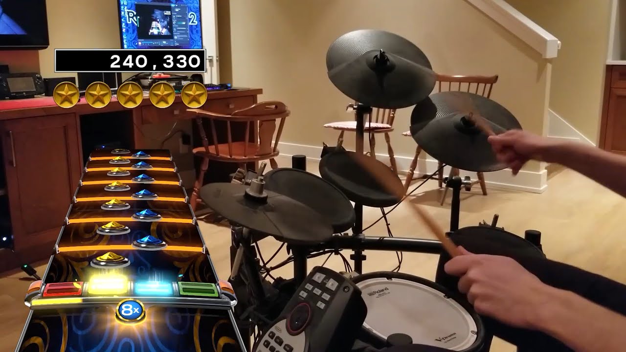 God Damn by Avenged Sevenfold | Rock Band 4 Pro Drums 100% FC - YouTube