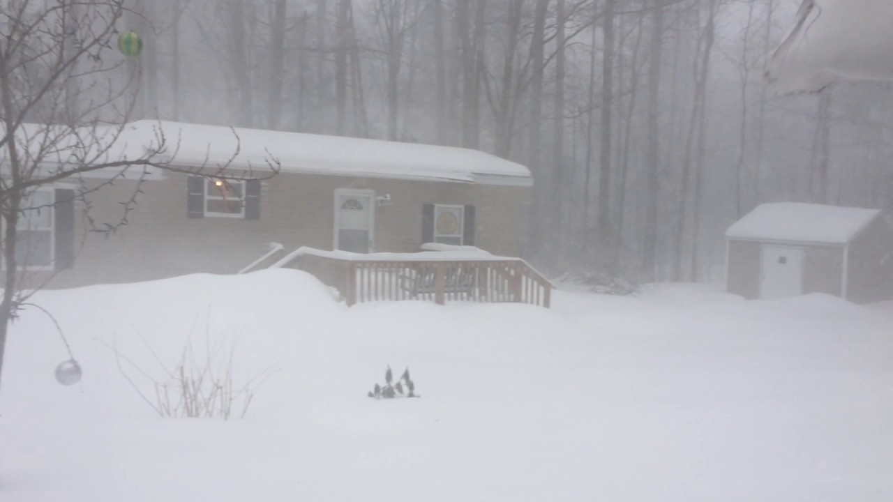 NH snow storm march 2017 - YouTube