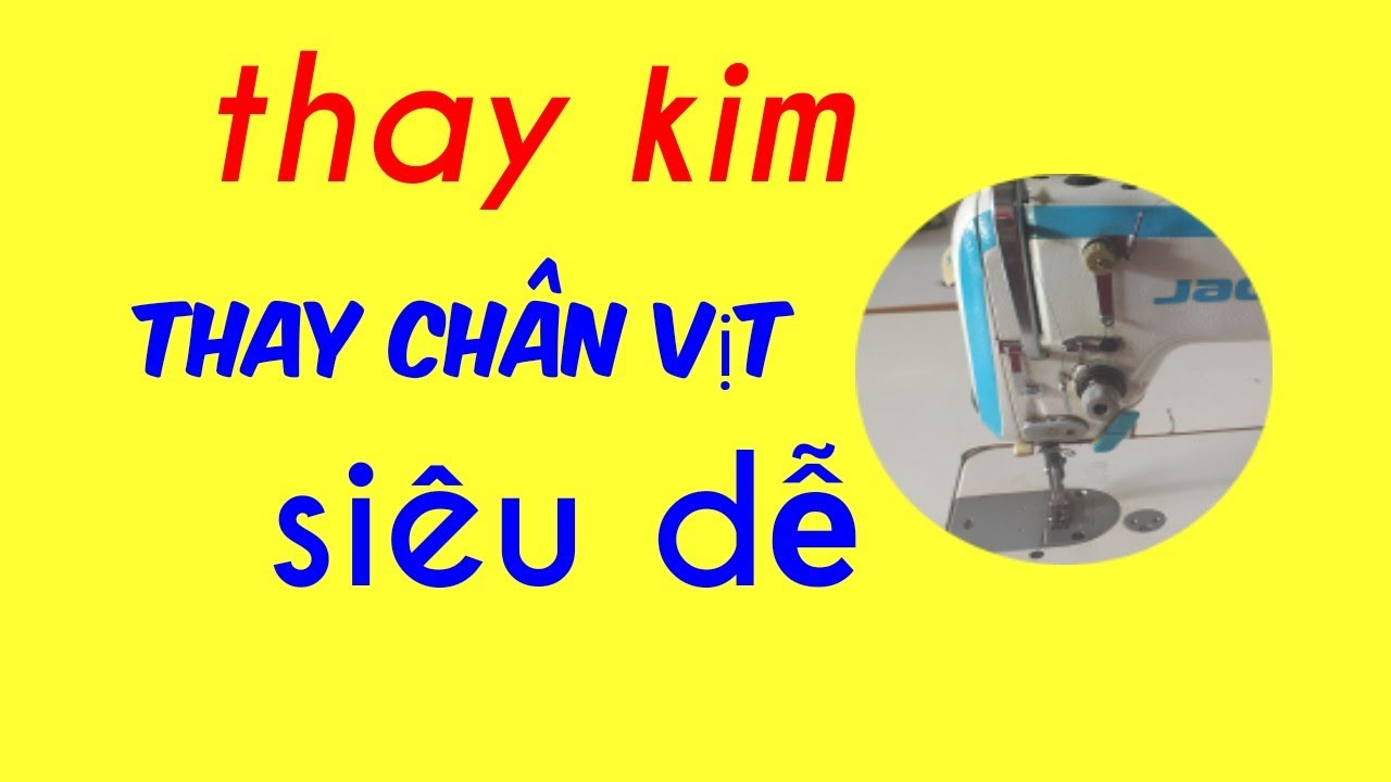 Thay kim máy may công nghiệp - YouTube