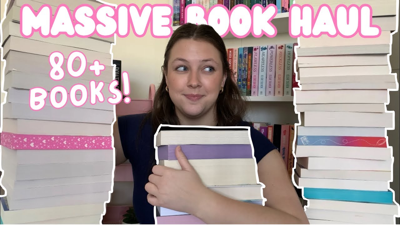 HUGE BOOK HAUL!! 80+ books!! 📚💌 - YouTube