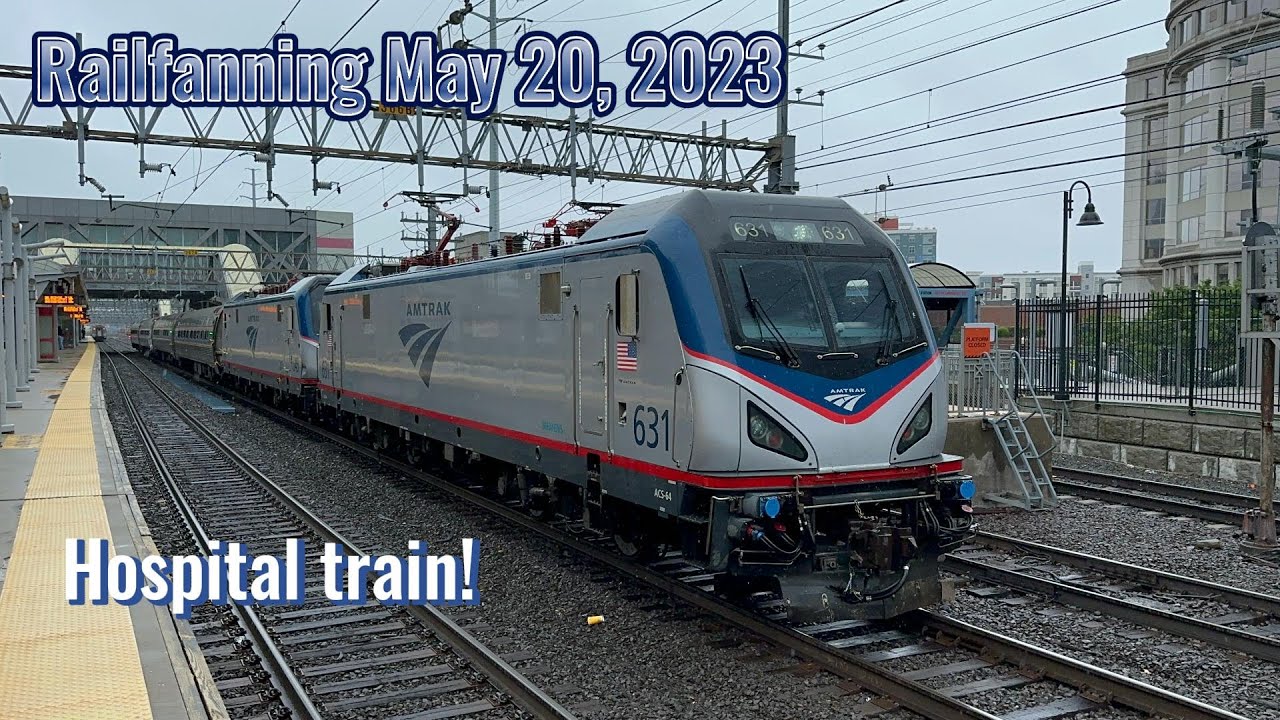 Rainy action in Stamford CT (5/20/2023) ft. Amtrak Extra 847 (The ...