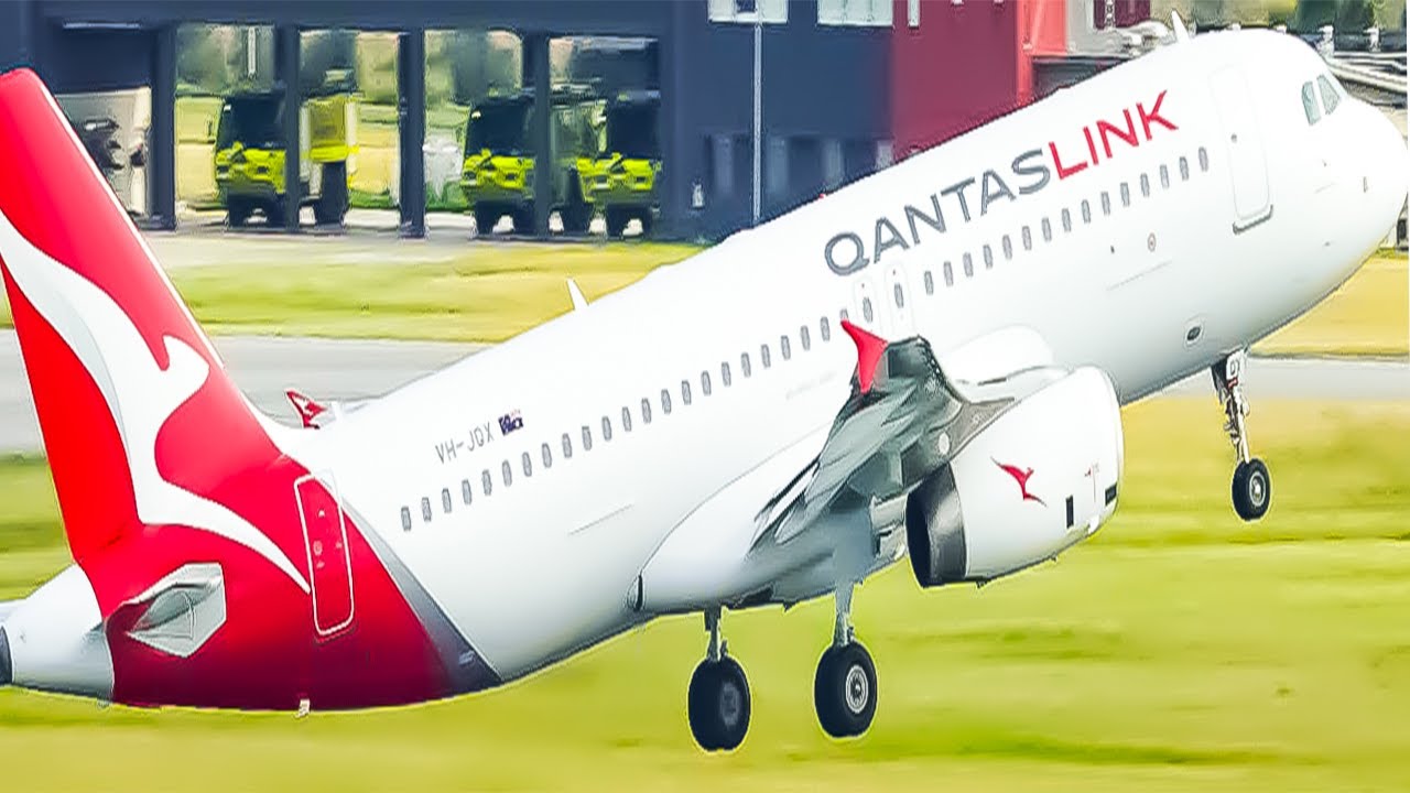 3 NONSTOP Cross wind takeoff in 2 minutes | Plane spotting at Perth ...