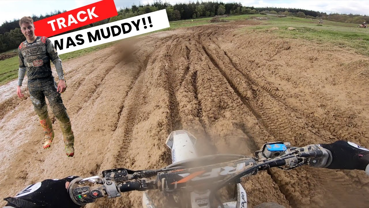 TOUGH TRACK CONDITIONS!! Raw GoPro from Tincleton Mx Track - YouTube