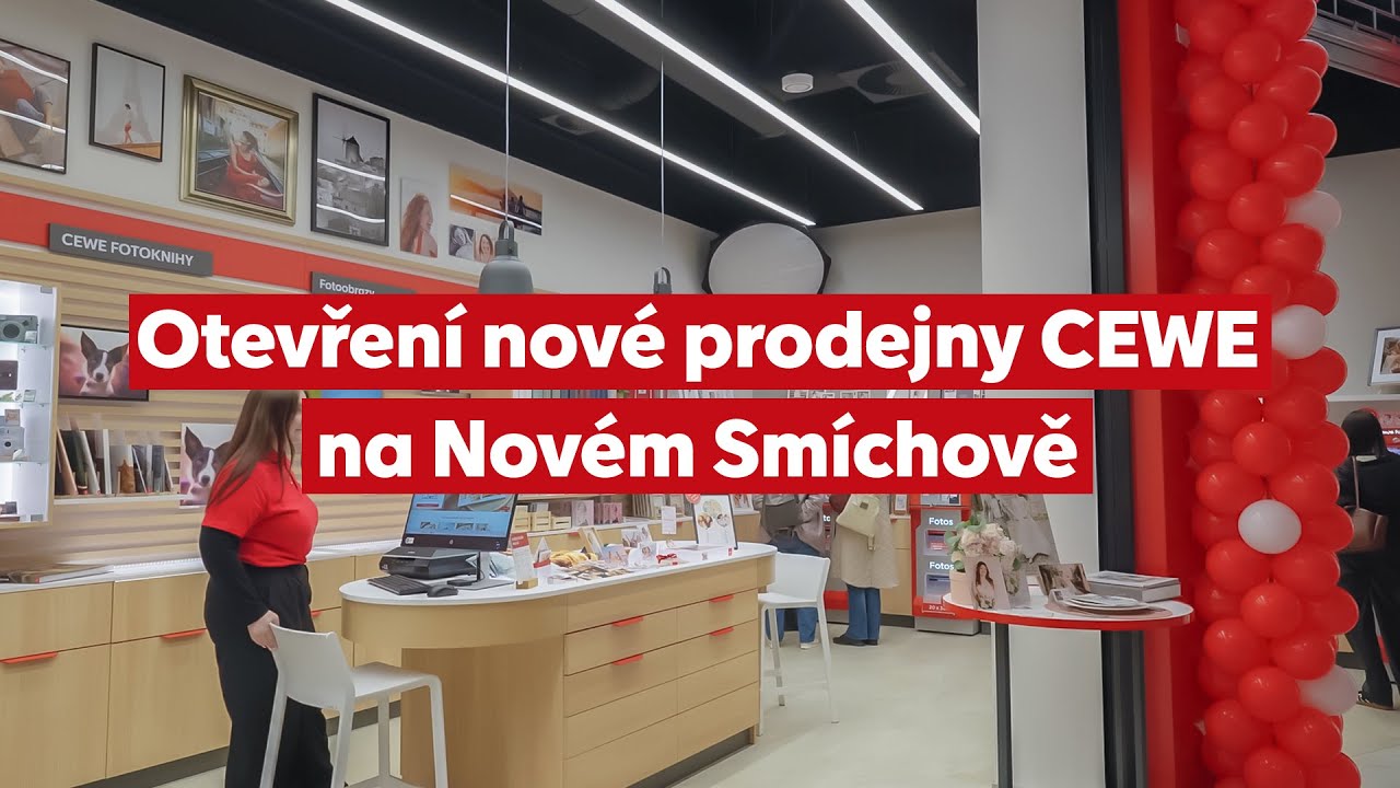 Nový Smíchov, nový ateliér CEWE 🎉 - YouTube