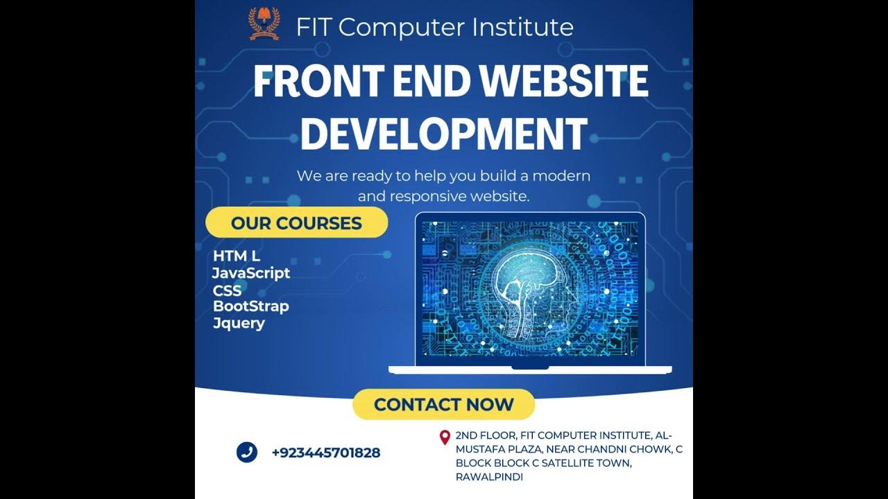 Front End Website Development Course in Rawalpindi & Islamabad - YouTube