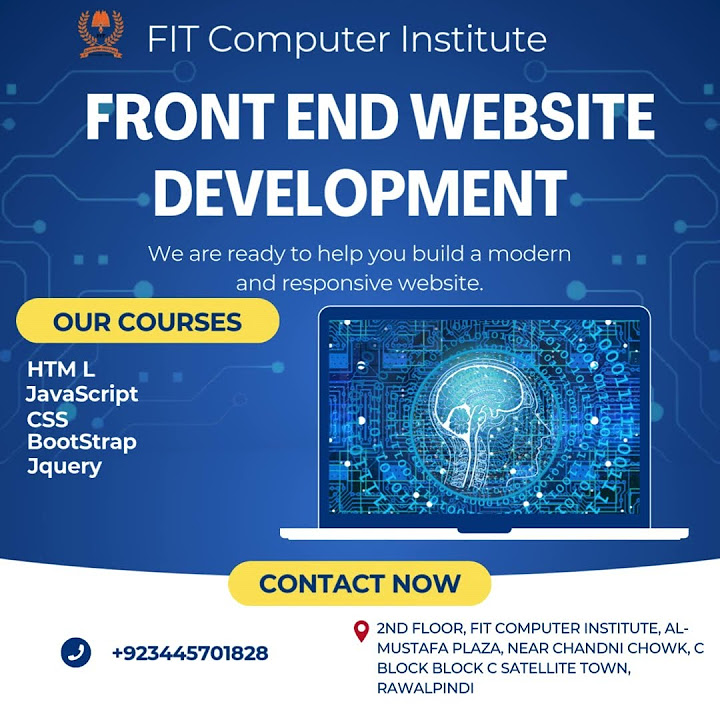 Front End Website Development Course in Rawalpindi & Islamabad - YouTube