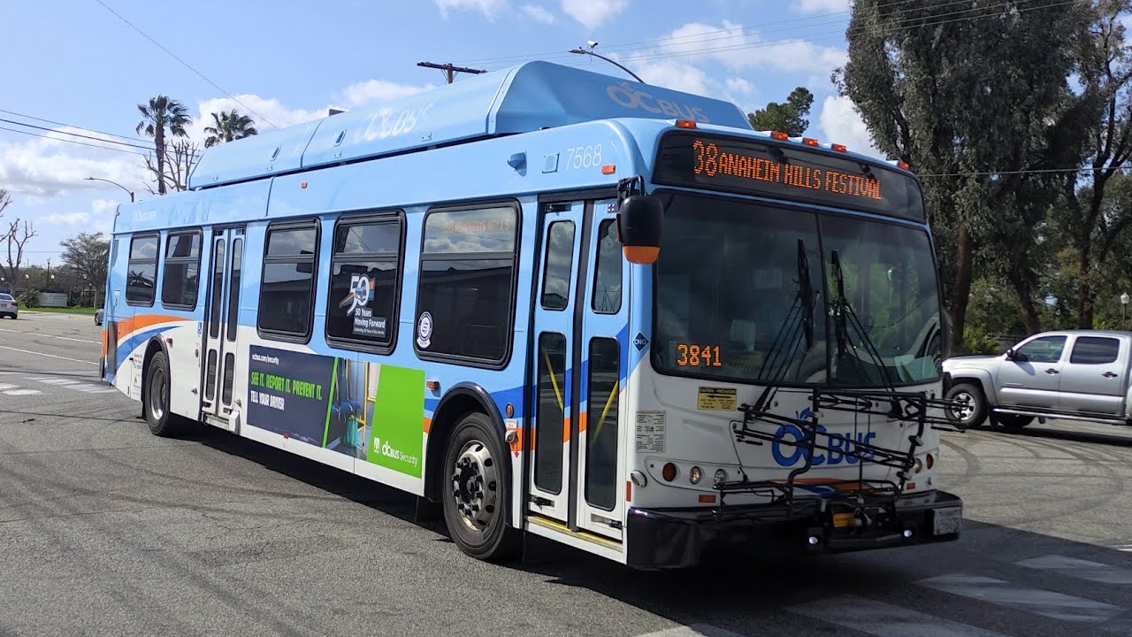 OCBus 2008 New Flyer C40LFR #7568 - YouTube