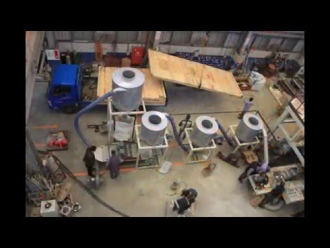 EKA-92 Twin screw extrusion machine (KSA-0804) - YouTube