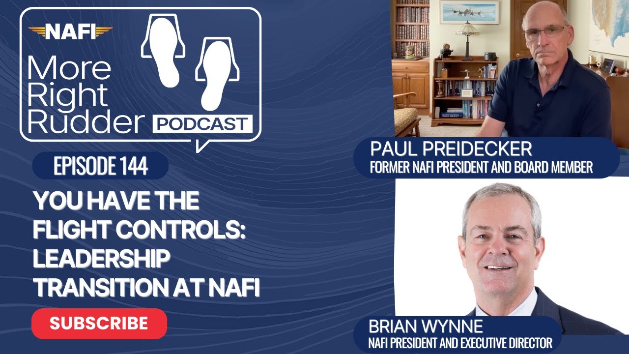 You Have the Flight Controls: Leadership Transition at NAFI # ...