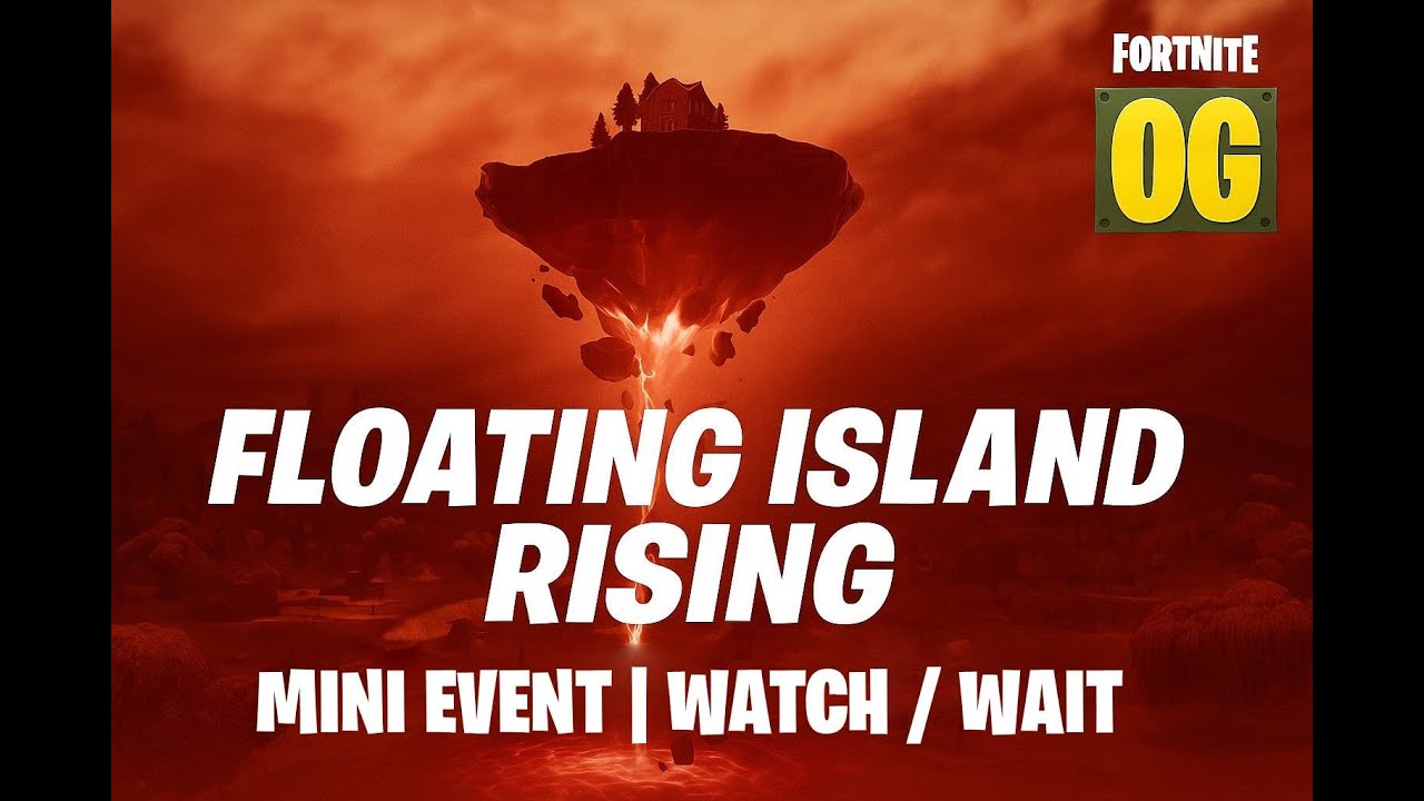 🔴FORTNITE FLOATING ISLAND LIVE EVENT (RED CUBE LOOT LAKE) - YouTube