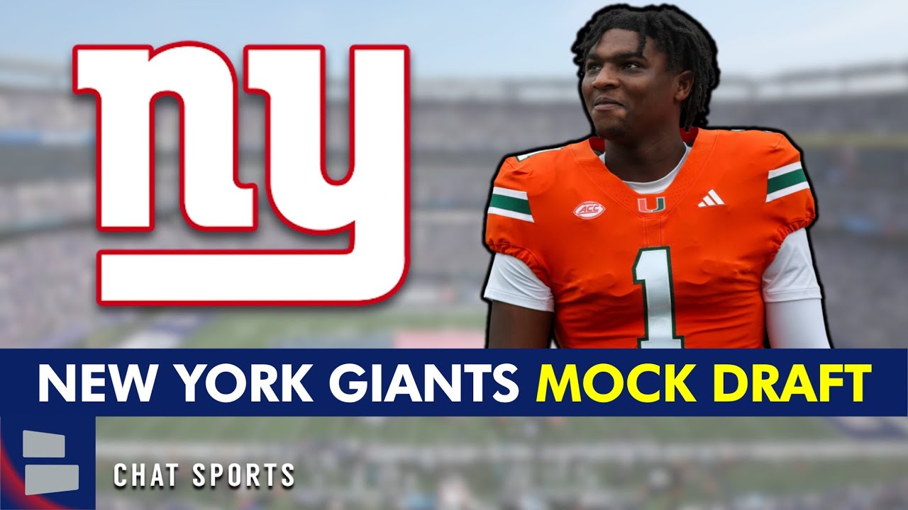 New York Giants 2 Round Mock Draft - YouTube