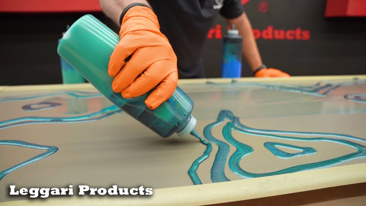Topographic Map Inspired Epoxy Board Using A New & Unique Technique ...