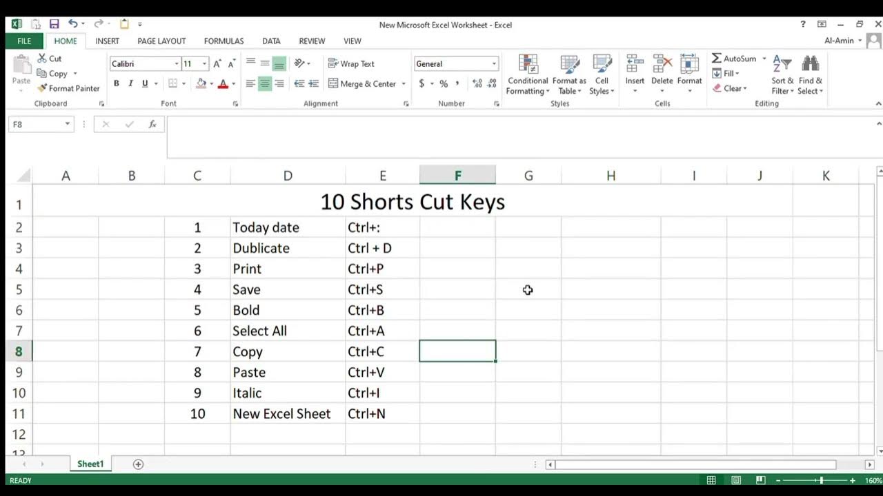 Excel training Part-1 || Excel tutorial || সহজ পদ্ধতিতে Excel শিখুন - YouTube
