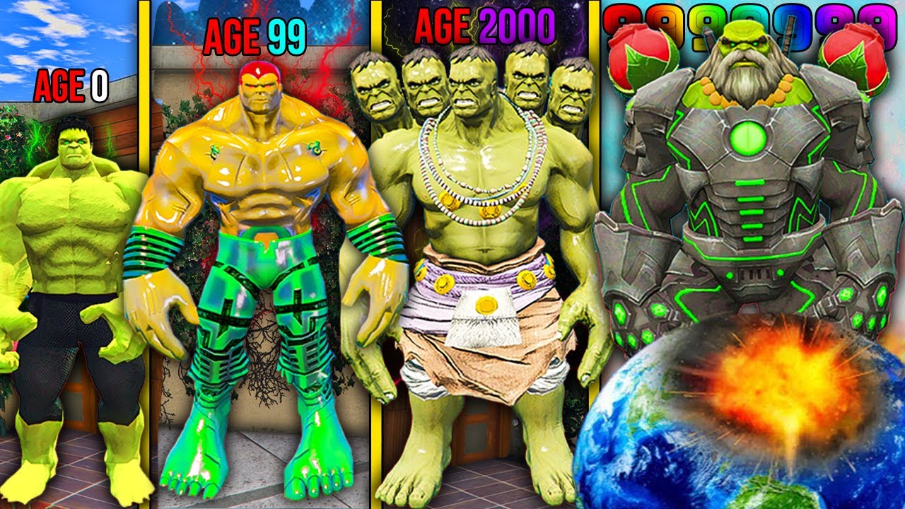 Smallest To BIGGEST GOD HULK BUSTER In GTA 5! - YouTube